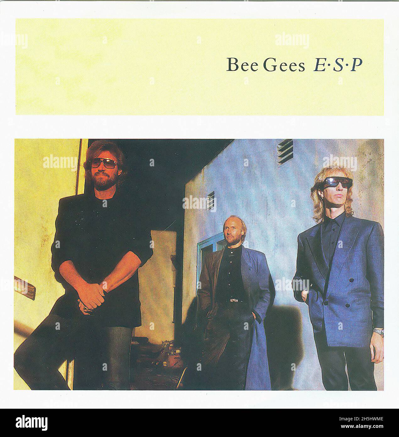 Vintage single record cover - Bee Gees, The - E S P - D - 1987 Stock ...