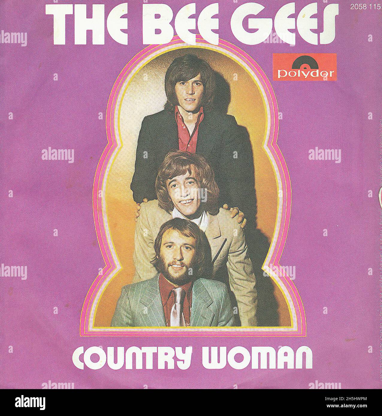 Vintage single record cover - Bee Gees, The - How Can You Mend A Broken ...