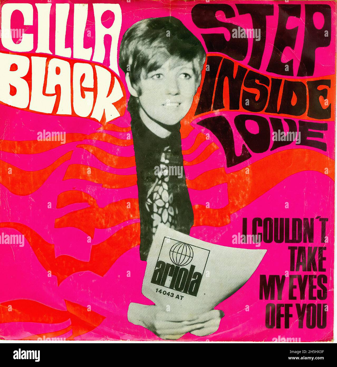 Vintage single record cover - Black, Cilla - Step Inside Love - D ...