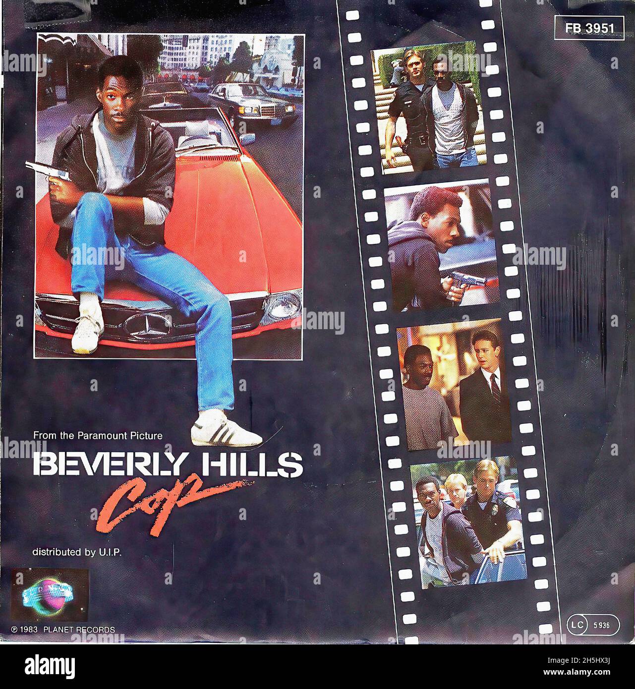 Vintage single record cover - Beverly Hills Cop - Pointer Sisters ...