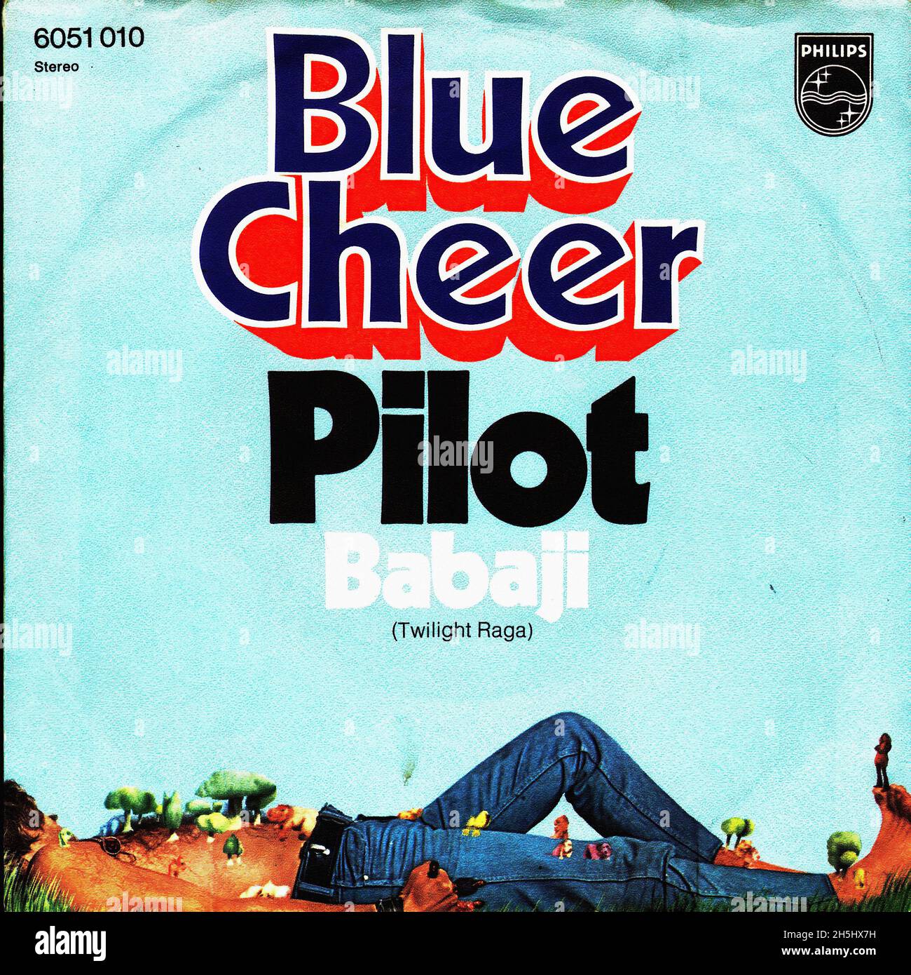 Vintage single record cover - Blue Cheer - Pilot - D - 1971 Stock Photo ...