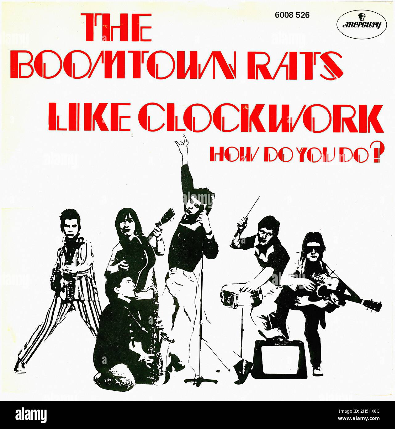 Vintage single record cover - Boomtown Rats, The - Like Clockwork - NL ...