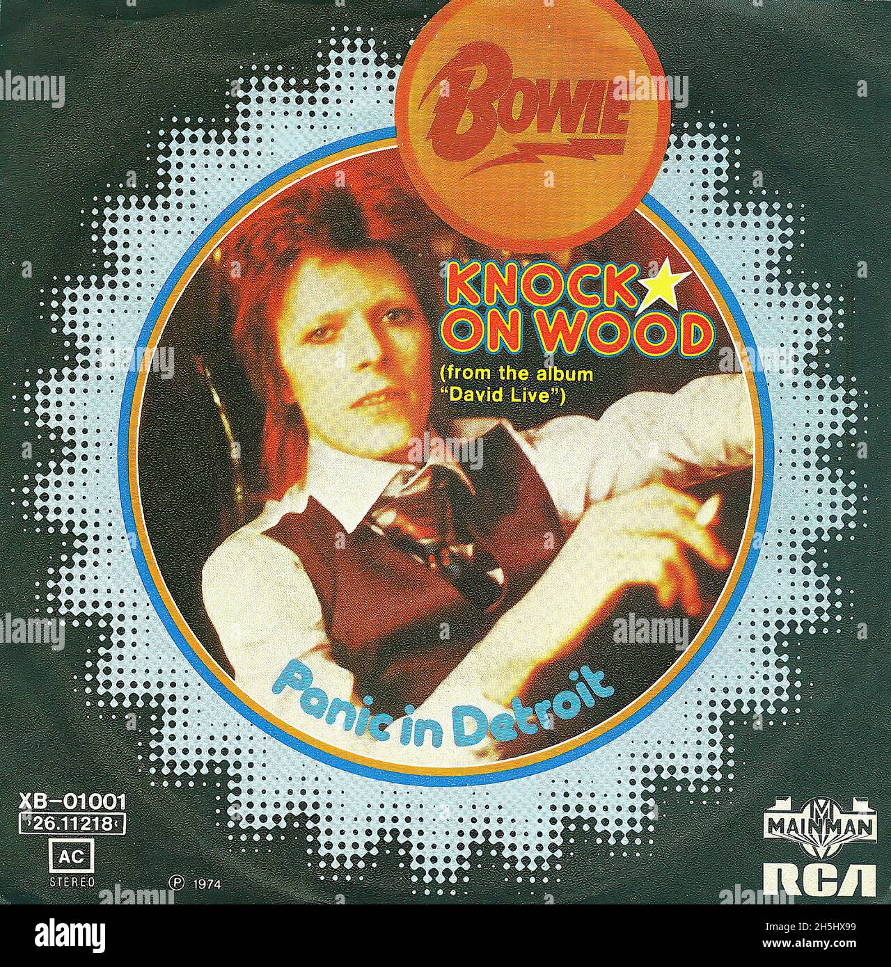 Vintage single record cover - Bowie, David - Knock On Wood - D - 1974 ...