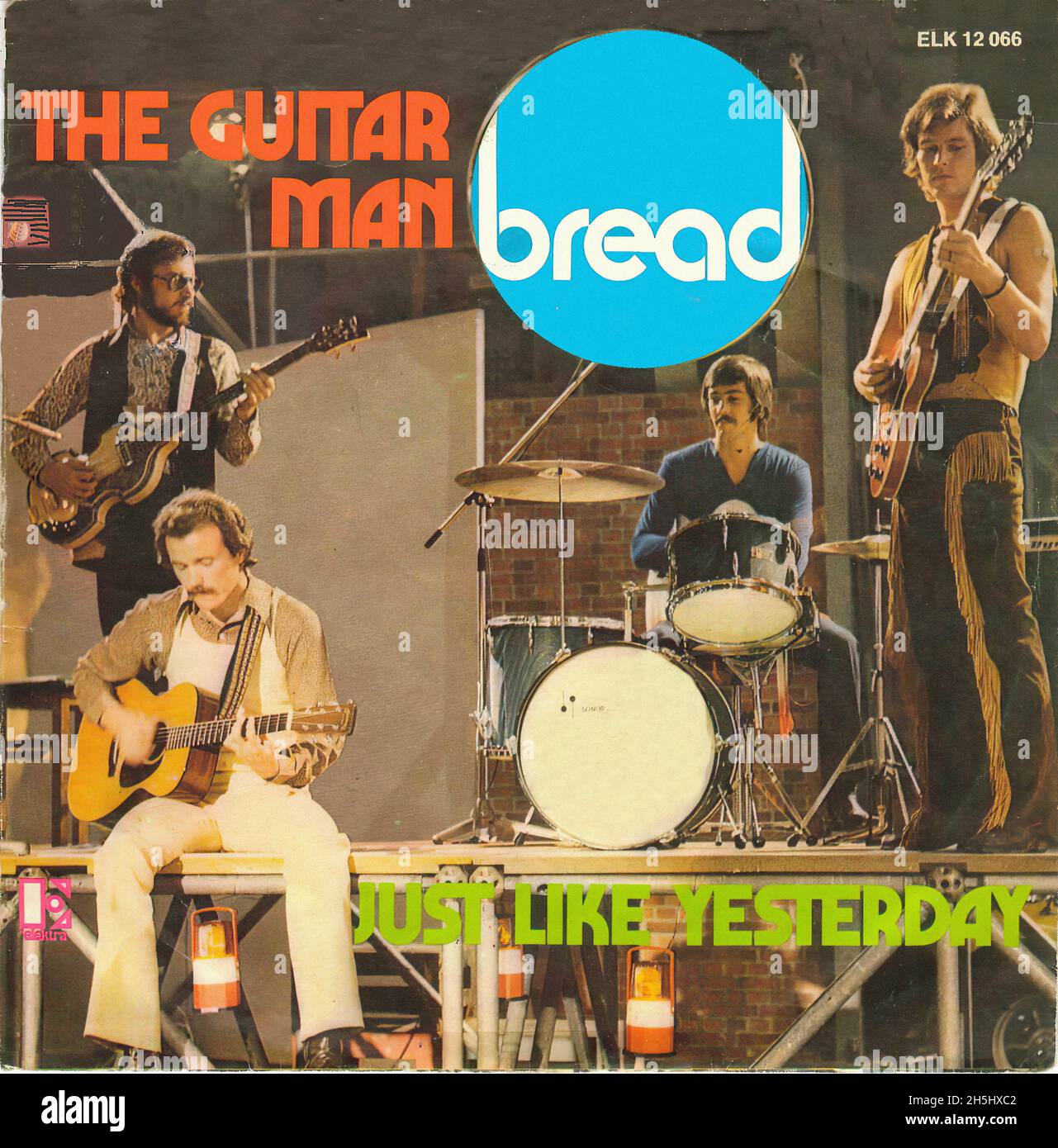 Vintage single record cover - Bread - Guitar Man - 1972 Stock Photo - Alamy