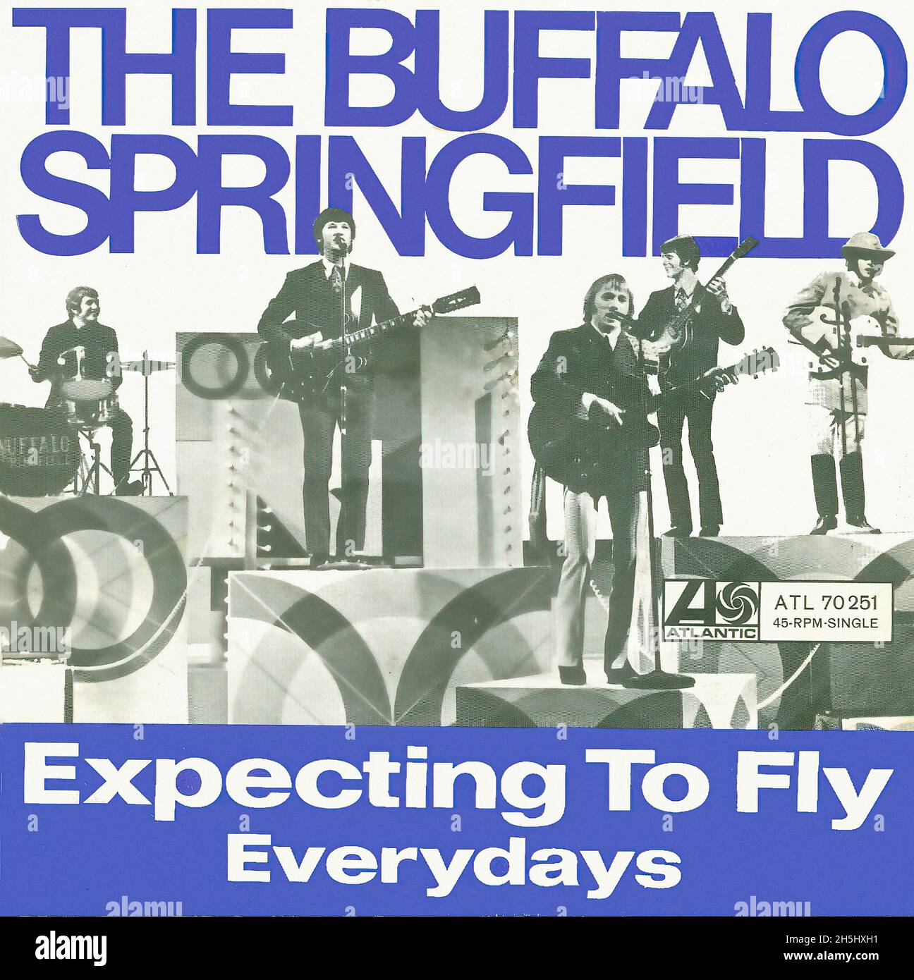 Vintage single record cover - Buffalo Springfield - Eypecting To Fly ...