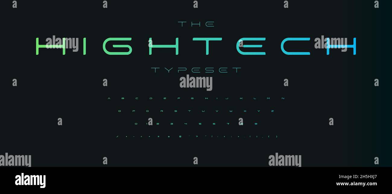 Futuristic Data Fonts