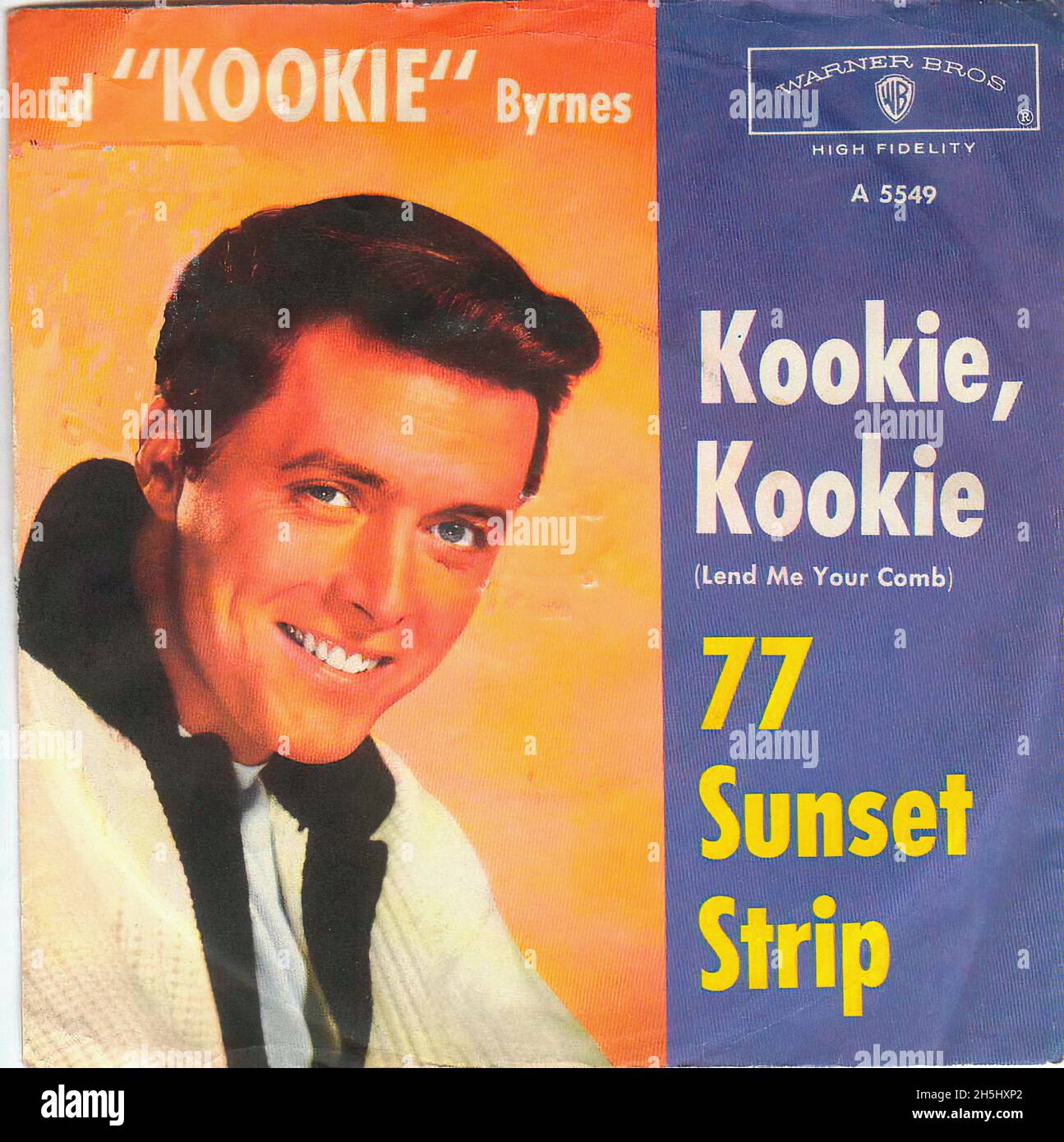 Vintage single record cover - Byrnes, Ed Kookie-Kookie-Kookie-1963 ...