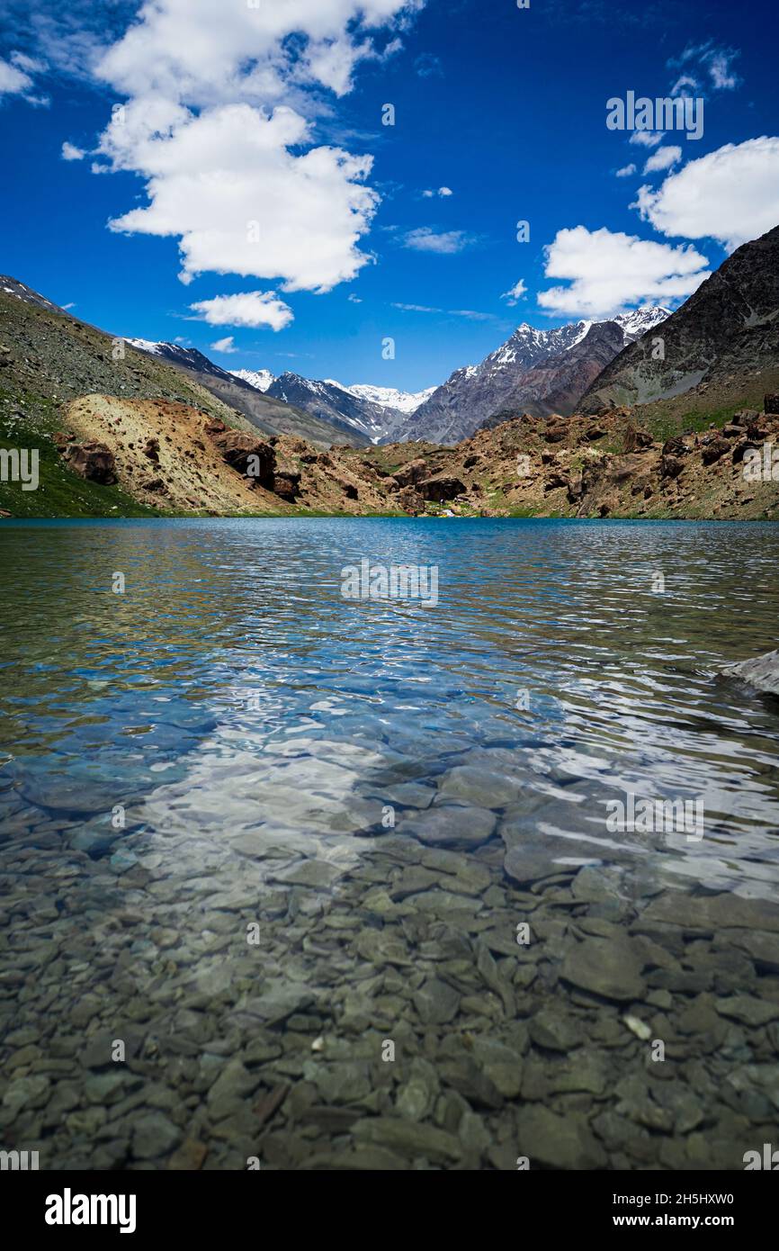 Vertical shot of the Deepak Tal lake in India Stock Photo - Alamy