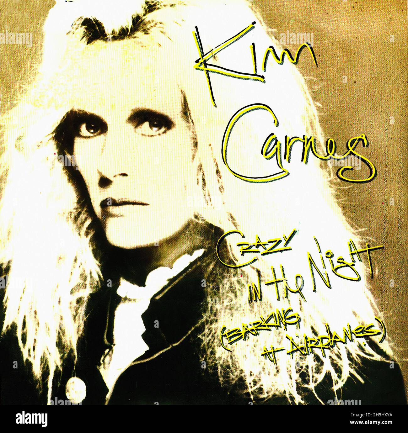 Vintage single record cover - Carnes, Kim - Crazy In The Night - F ...