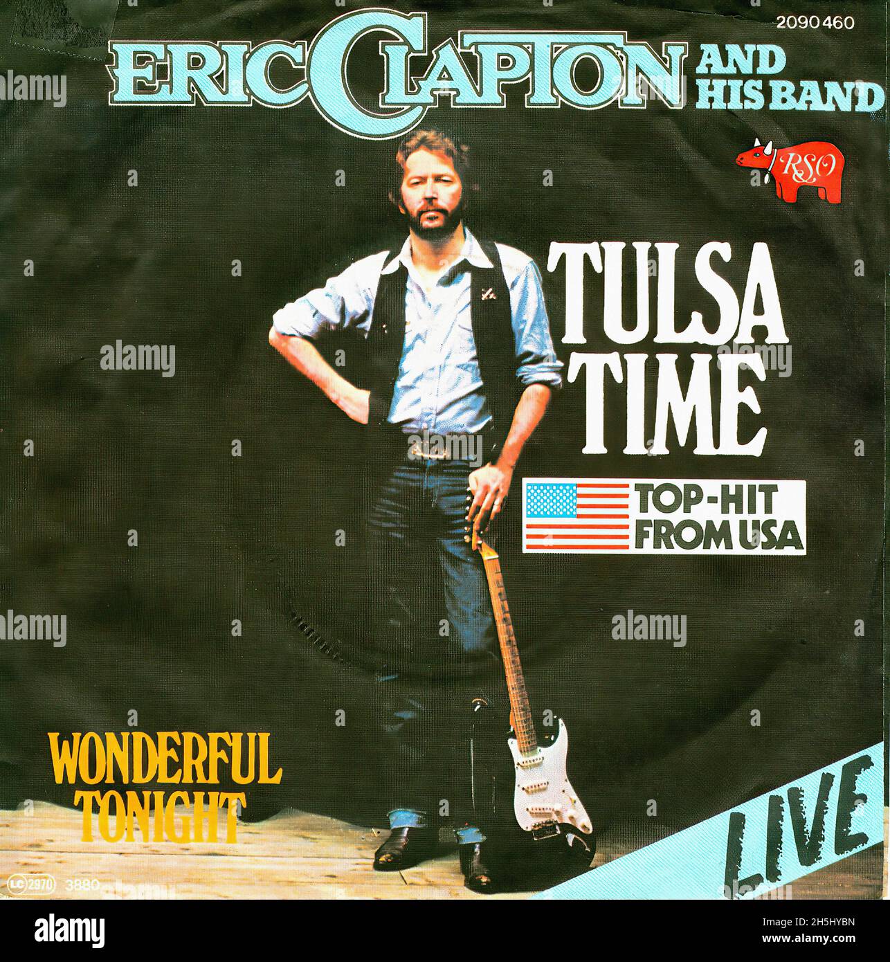 Vintage single record cover - Clapton, Eric - 12 - Tulsa Time, live - D ...