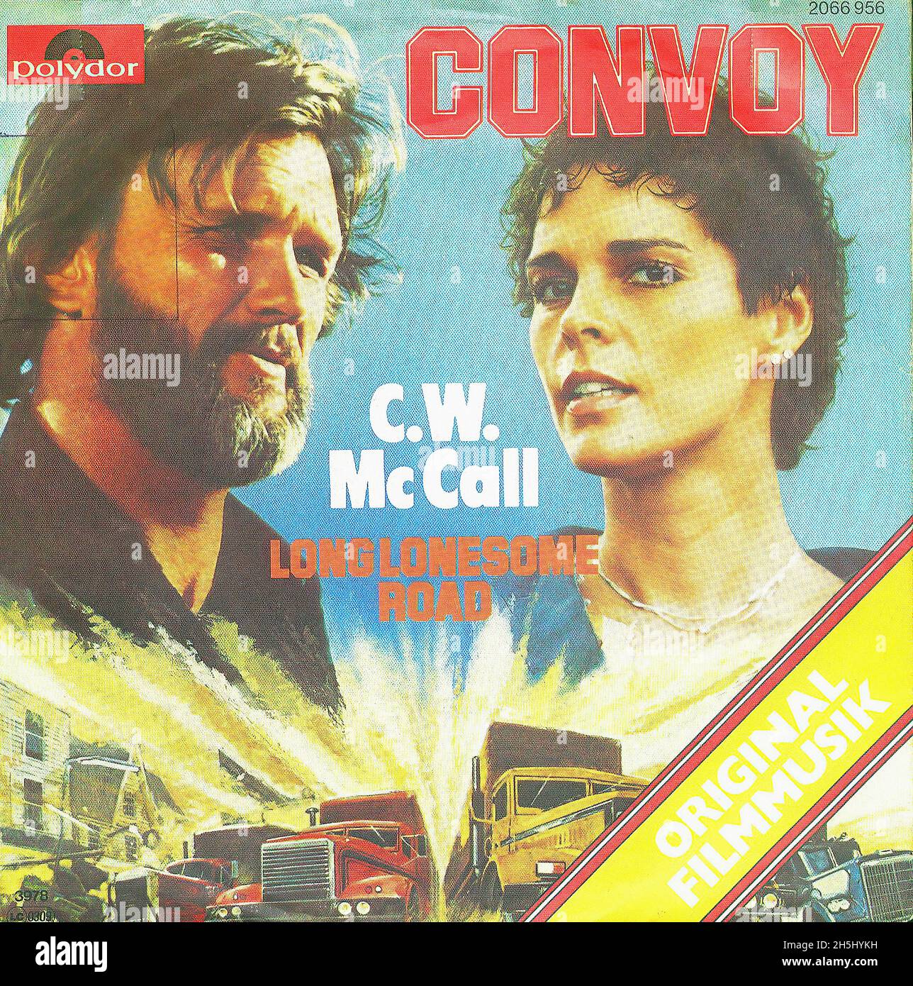 Vintage single record cover - Convoy - C.W. McCall - D - 1978 Stock ...