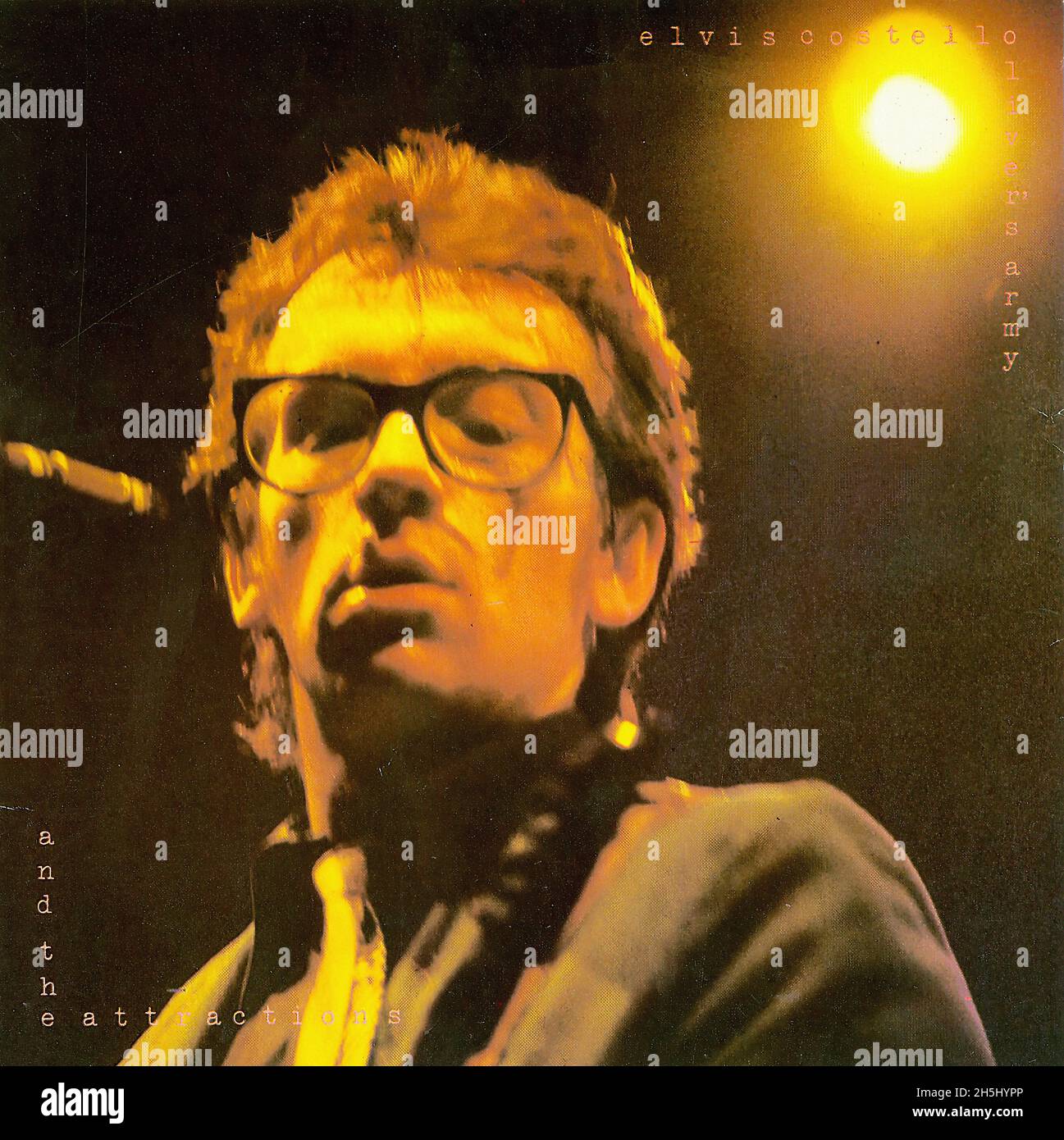 Vintage single record cover - Costello, Elvis - Oliver's Army - UK ...