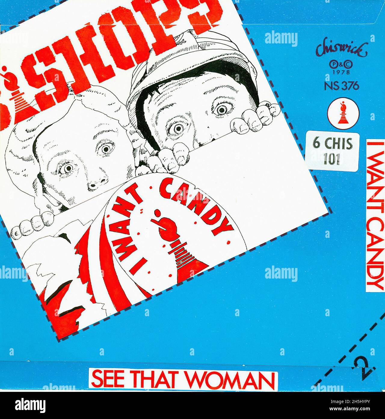 Vintage single record cover - Count Bishops, The - I Want Candy - 6 ...