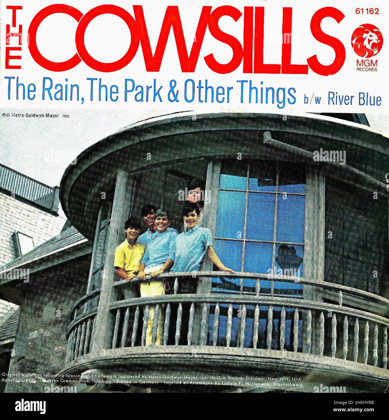 Vintage single record cover - Cowsills, The - 1 - The Rain The Park And ...