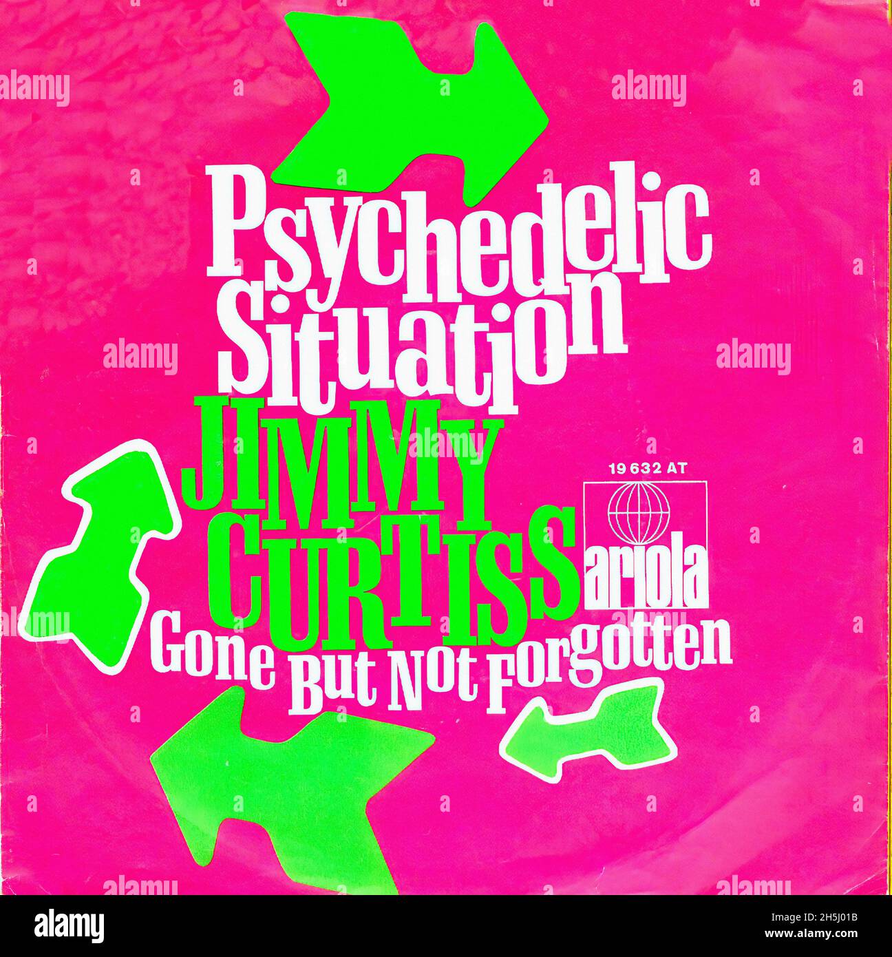 Vintage single record cover - Curtiss, Jimmy - Psychedelic Situation ...