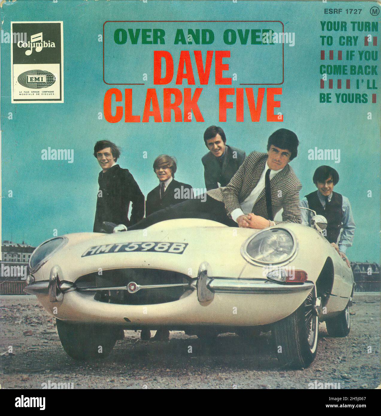 Vintage single record cover - Dave Clark Five - Over And Over - EP - F ...