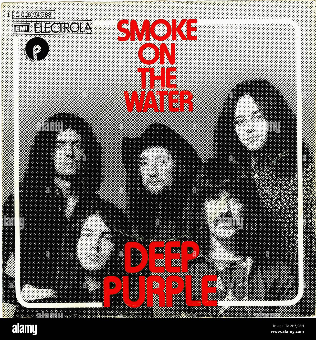 Vintage single record cover - Deep Purple - Smoke On The Water - D ...