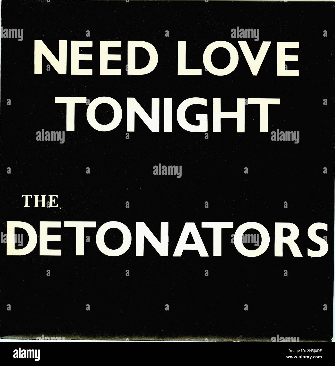 Vintage single record cover - Detonators, The - Need Love Tonight - UK ...