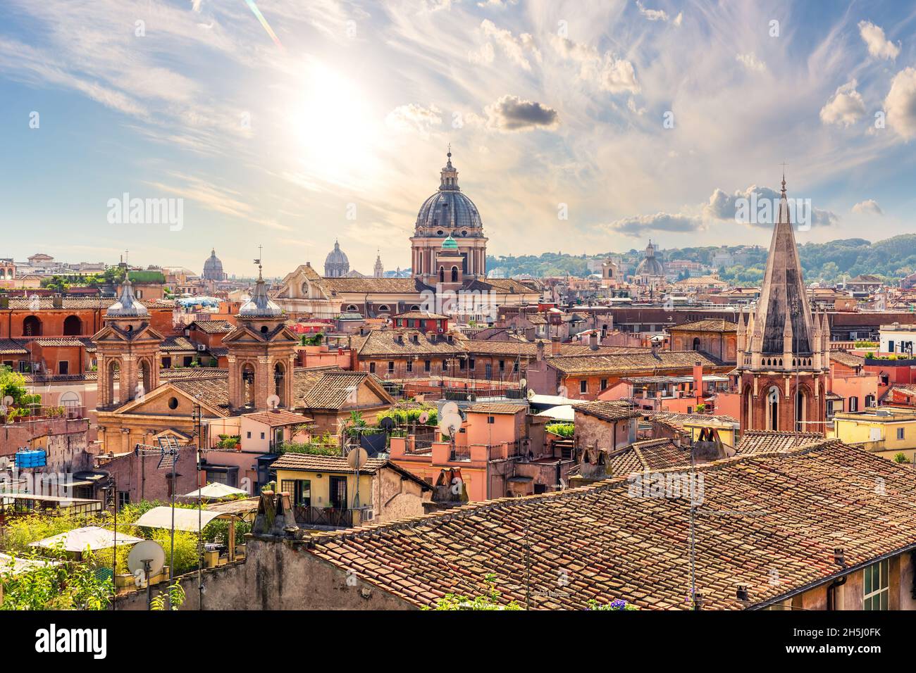 Rome aerial view with ancient architecture hi-res stock photography and ...