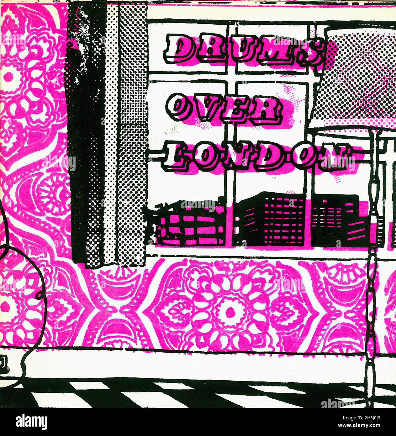Vintage single record cover - Disco Zömbies, The - Drums Over London ...