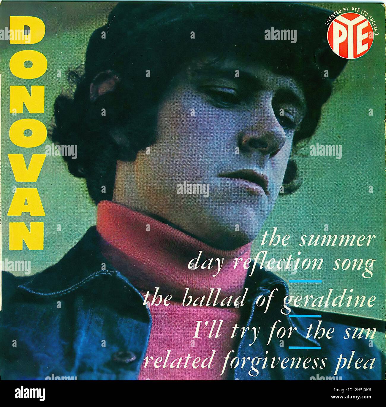 Vintage single record cover - Donovan - The Summer Day Reflection Song ...