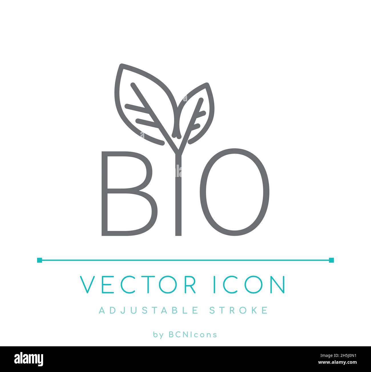 Bio Vector Line Icon Stock Vector Image & Art - Alamy