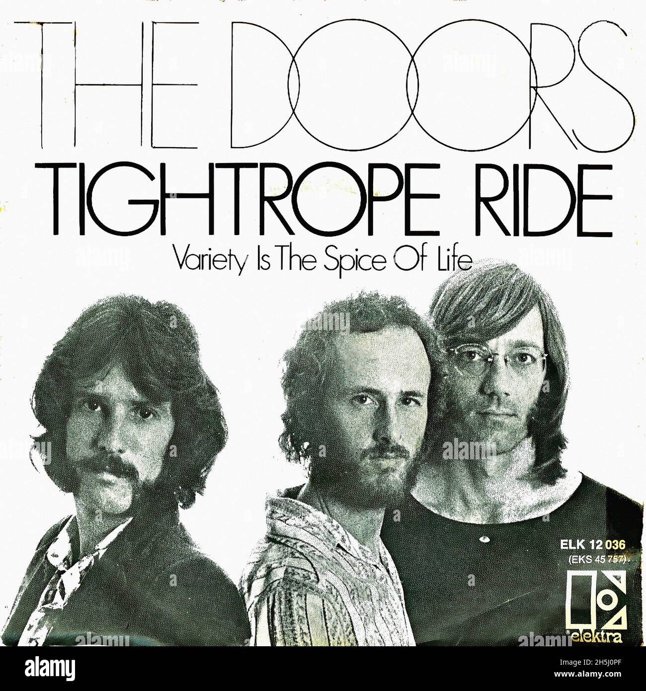 Vintage single record cover - Doors, The - Tightrope Ride - D - 1971 01 ...
