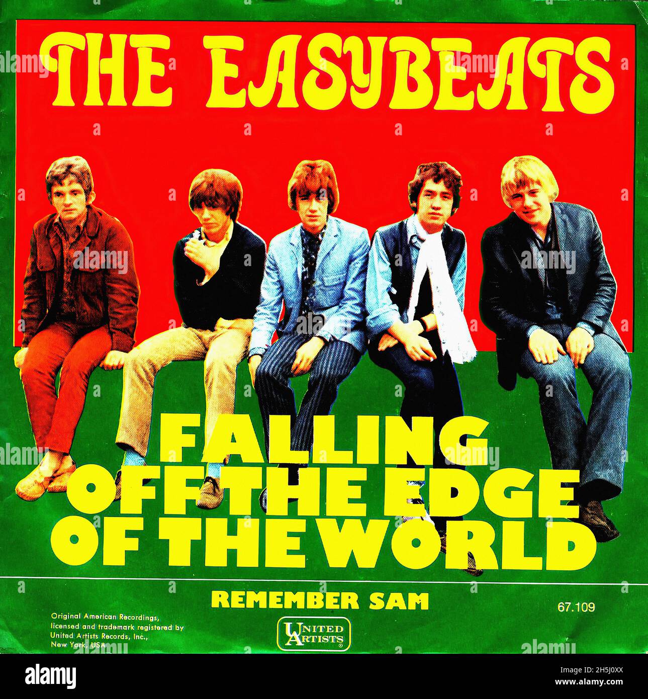 Vintage single record cover - Easybeats, The - Falling Off The Edge ...