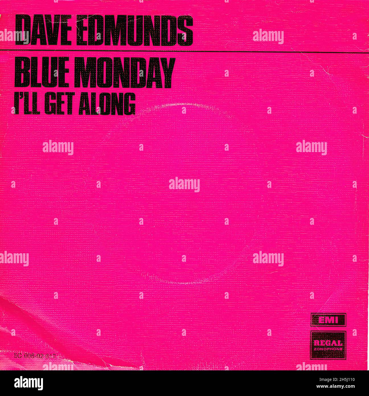 Vintage single record cover - Edmunds, Dave - Blue Monday - NL - 1971 ...