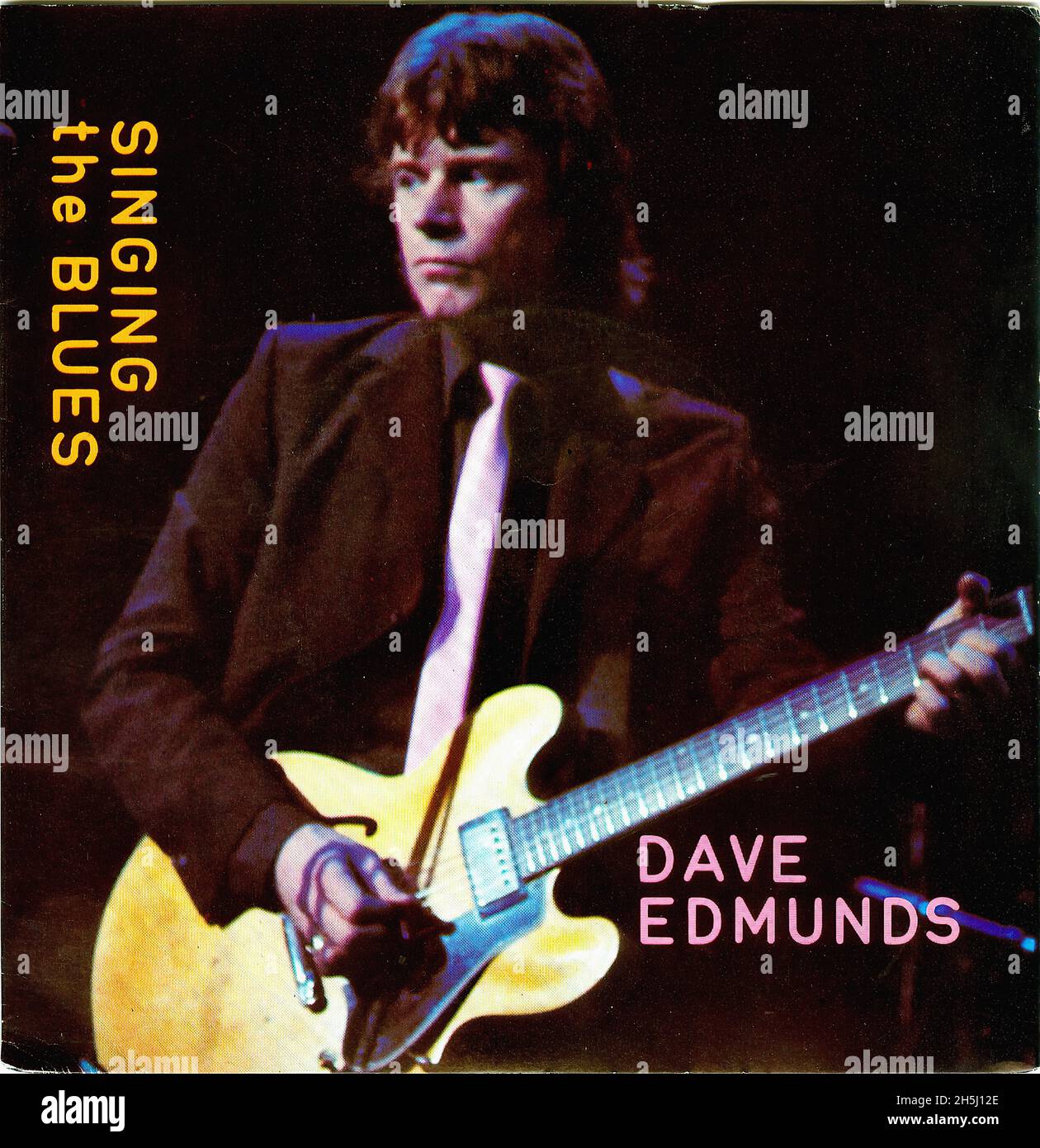 Vintage single record cover - Edmunds, Dave - Singing The Blues - UK ...