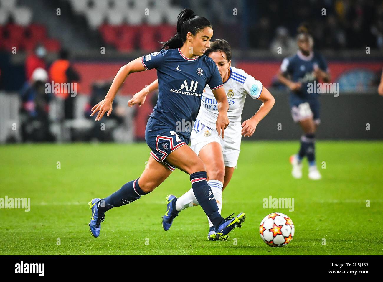 Paris, France - November 9, 2021, Sakina KARCHAOUI of PSG during the ...