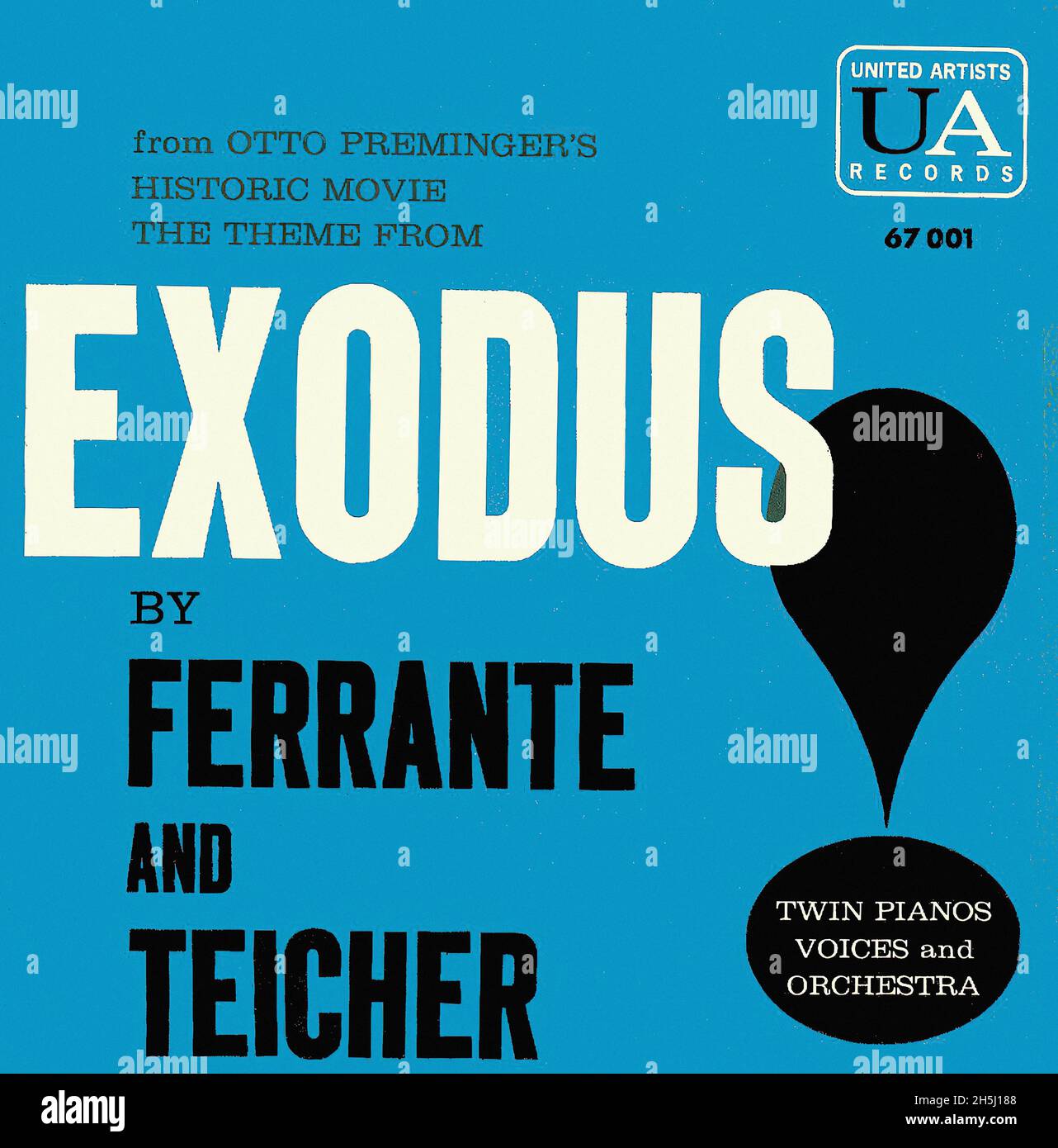 Vintage single record cover - Exodus - Ferrante And Teicher - D - 1962 ...
