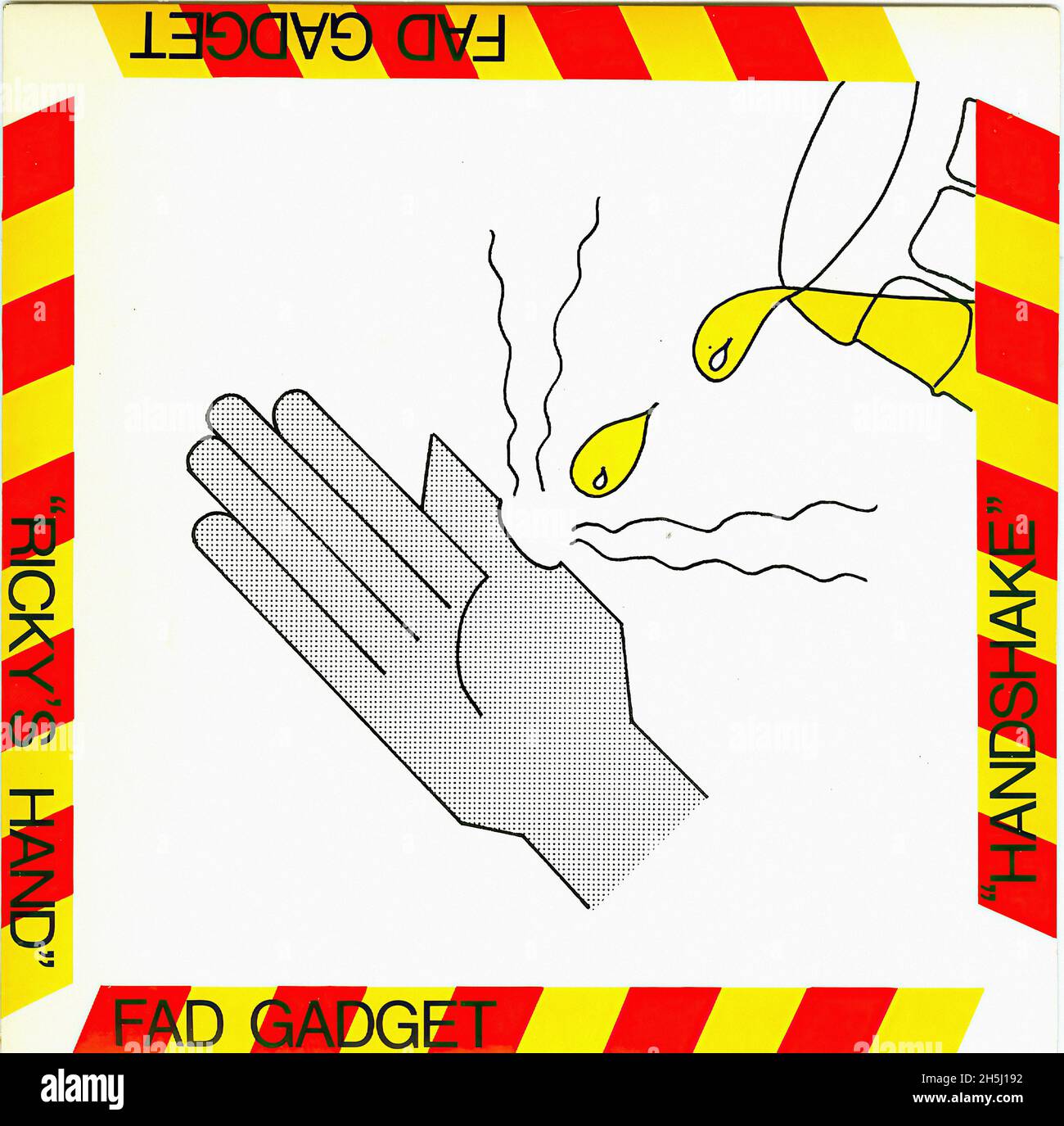 Vintage single record cover - Fad Gadget - 2 - Ricky's Hand - UK - 1980 ...