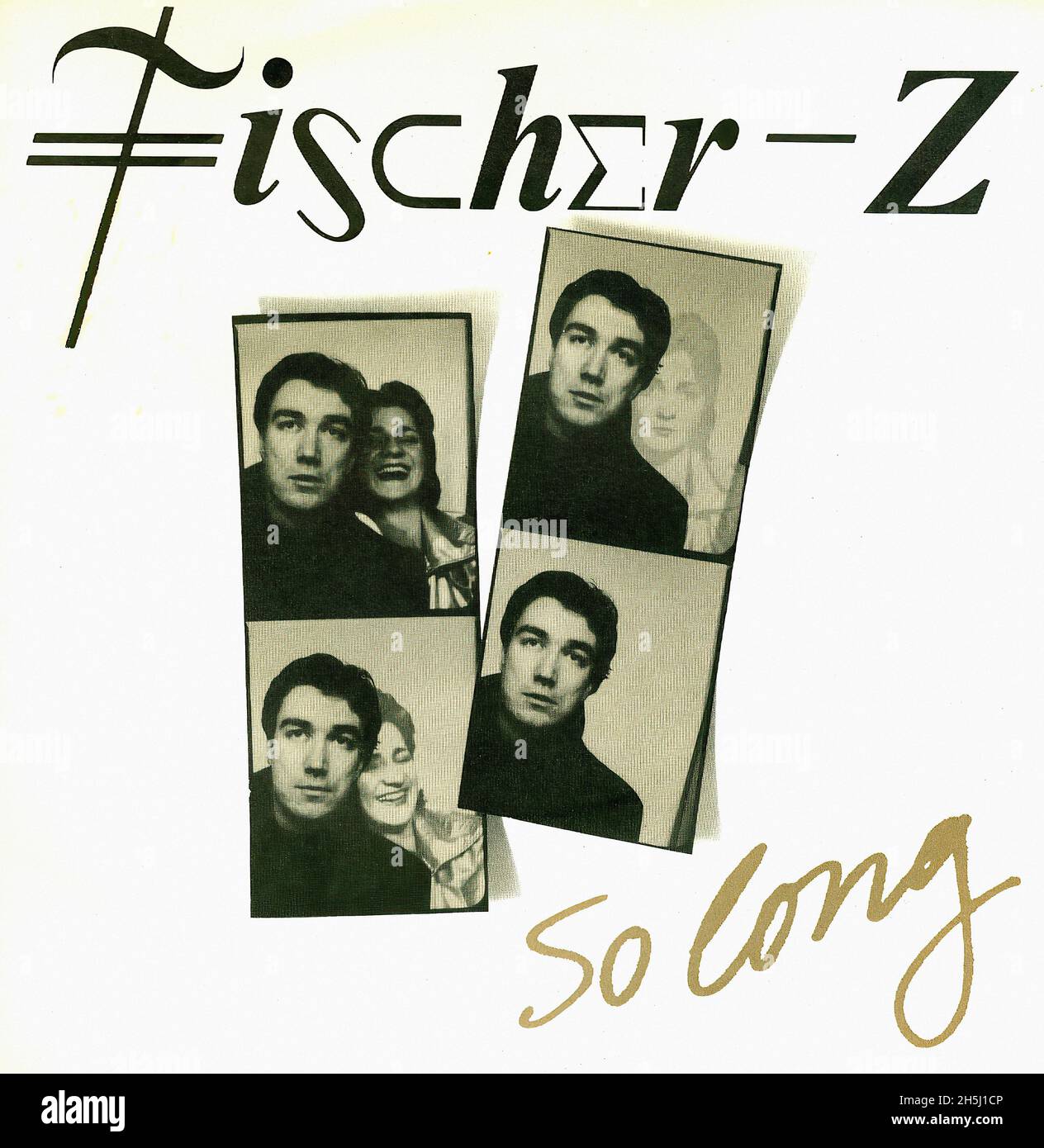 Vintage single record cover - Fischer Z - So Long - UK - 1980 02 Stock ...