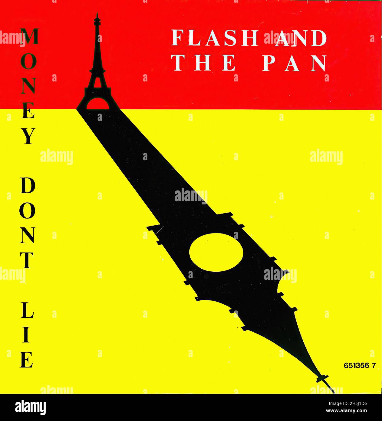 Vintage single record cover - Flash and The Pan - Money Don't Lie - D ...