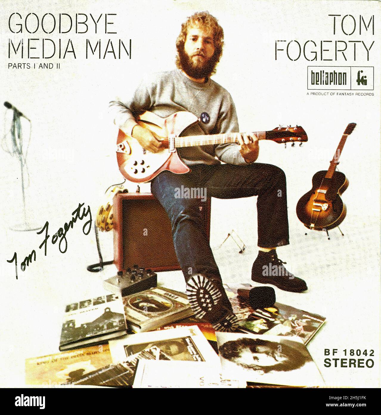 Vintage single record cover - Fogerty, Tom - Goodbye Media Man - D ...