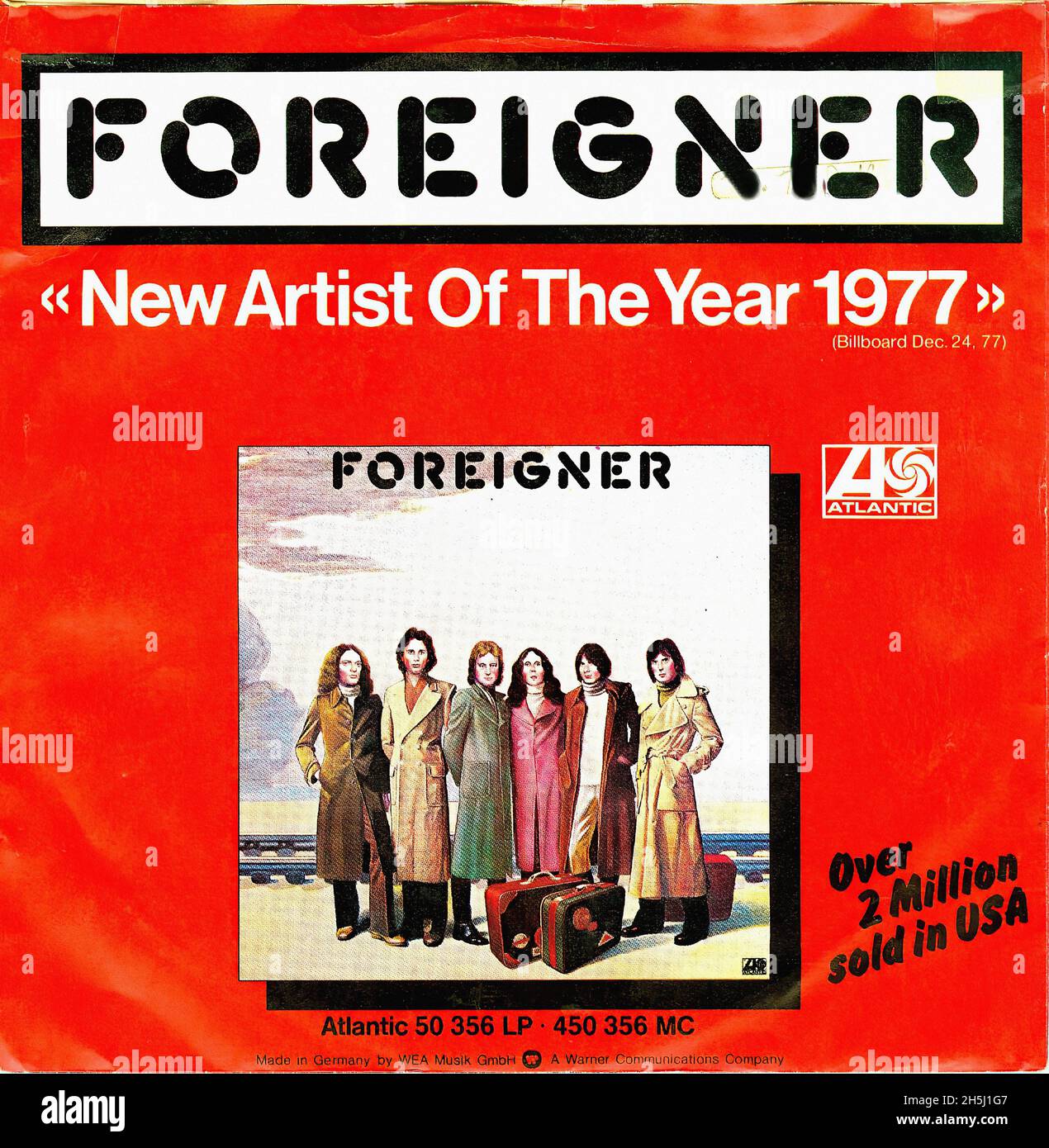 Vintage single record cover - Foreigner - Long Long Way From Home - D ...