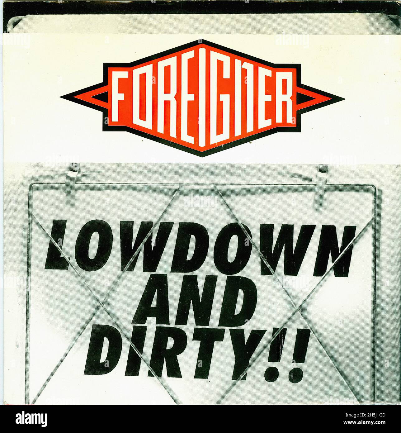 Vintage single record cover - Foreigner - Lowdown And Dirty - UK - 1991 ...