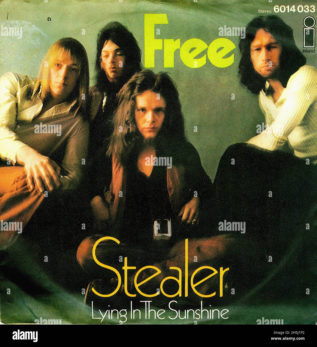 Vintage single record cover - Free - 5 - The Stealer - D - 1970 Stock ...