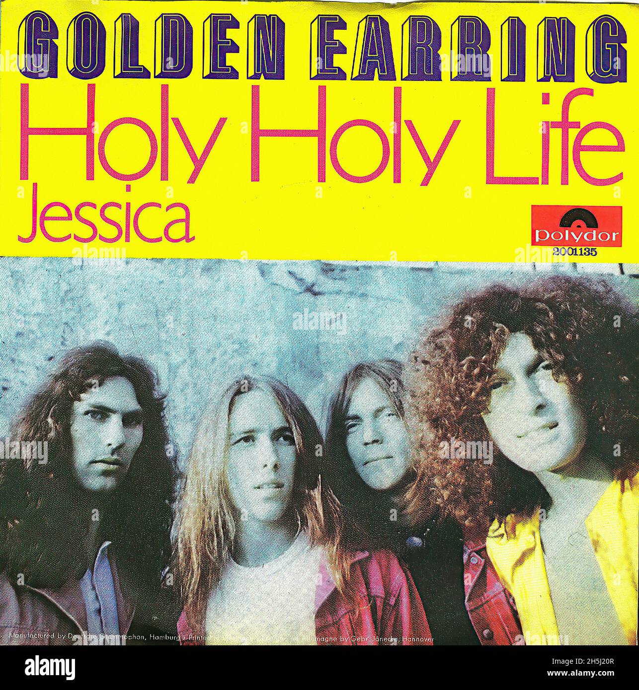 Vintage single record cover - Golden Earring, The - Holy Holy Life - D ...