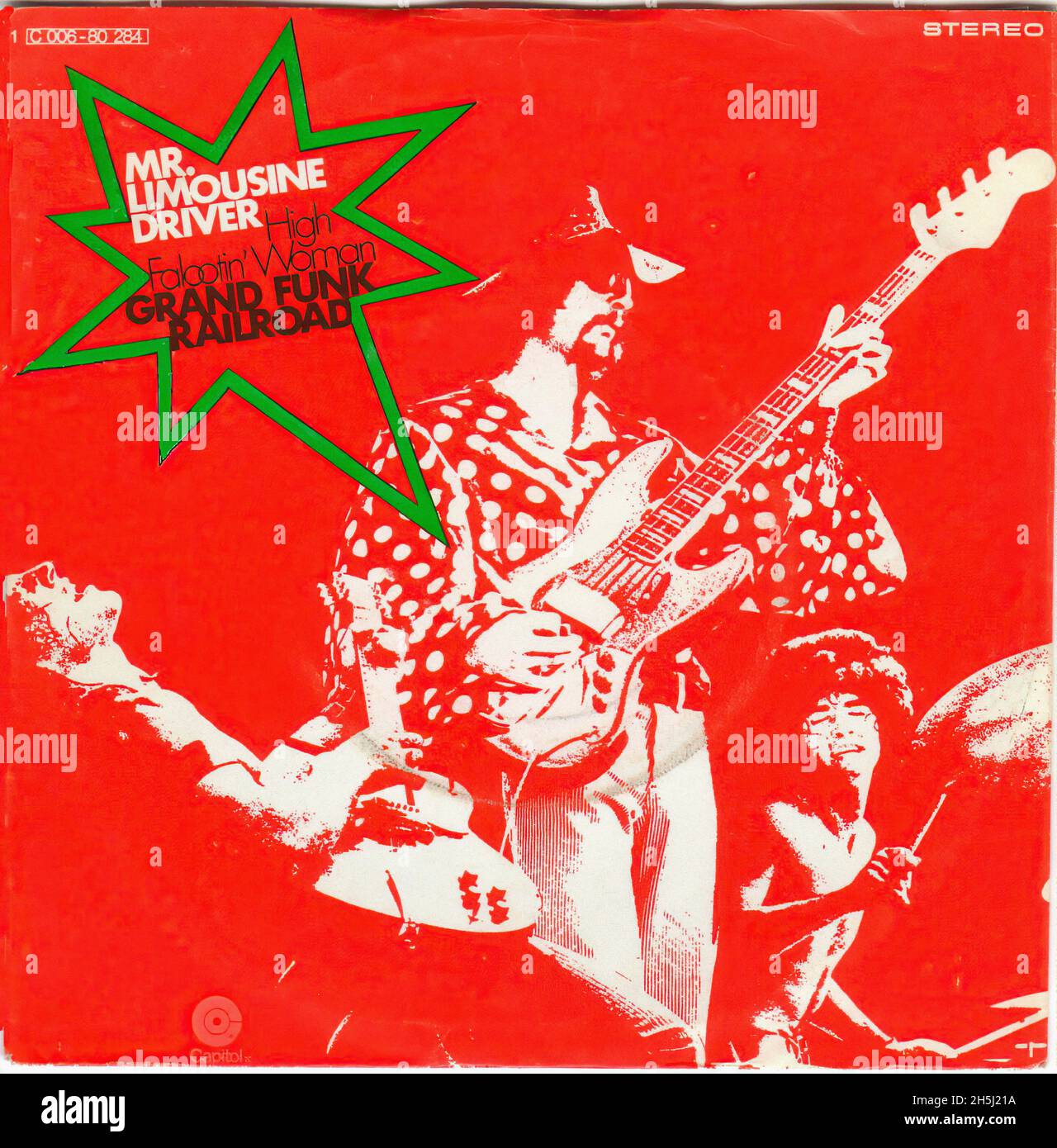 Vintage single record cover - Grand Funk Railroad - Mr.Limousine Driver ...