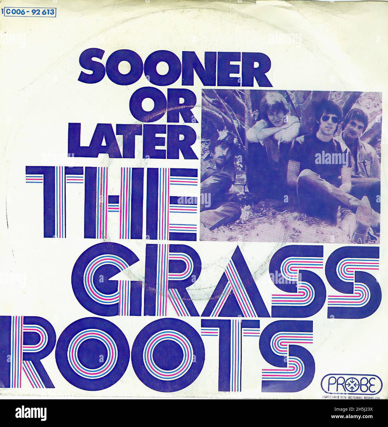 Vintage single record cover - Grass Roots, The - Sooner Or Later - D ...