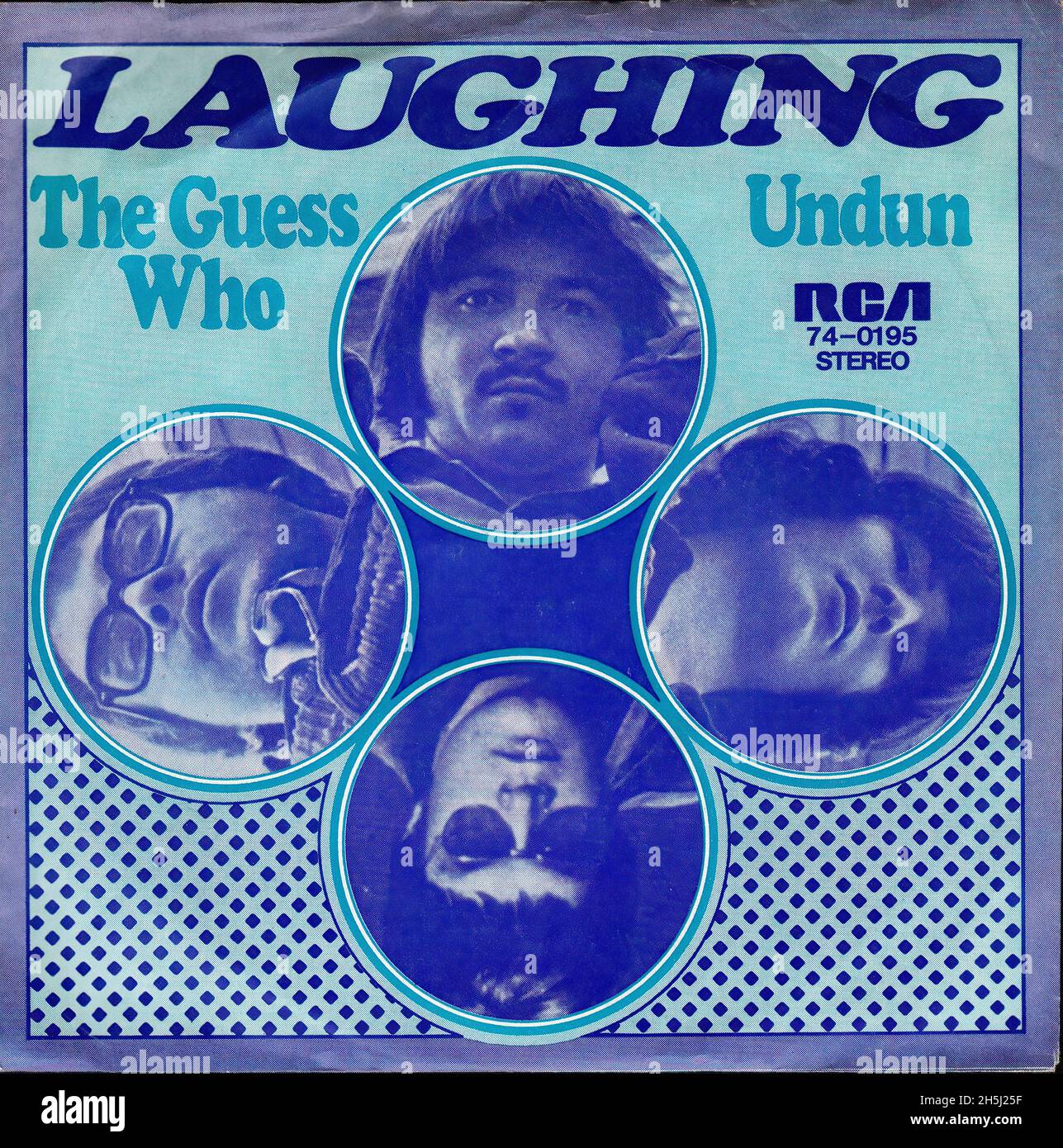Vintage single record cover - Guess Who, The - Laughing - D - 1969 ...
