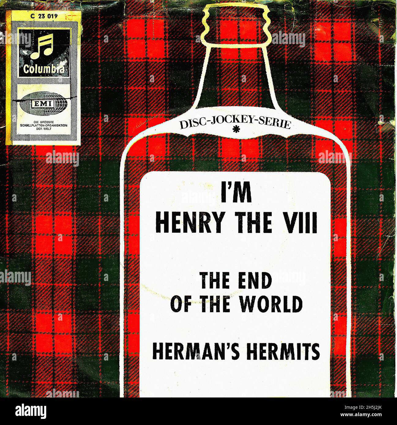 Vintage single record cover - Herman's Hermits - I'm Henry The VIII - D ...