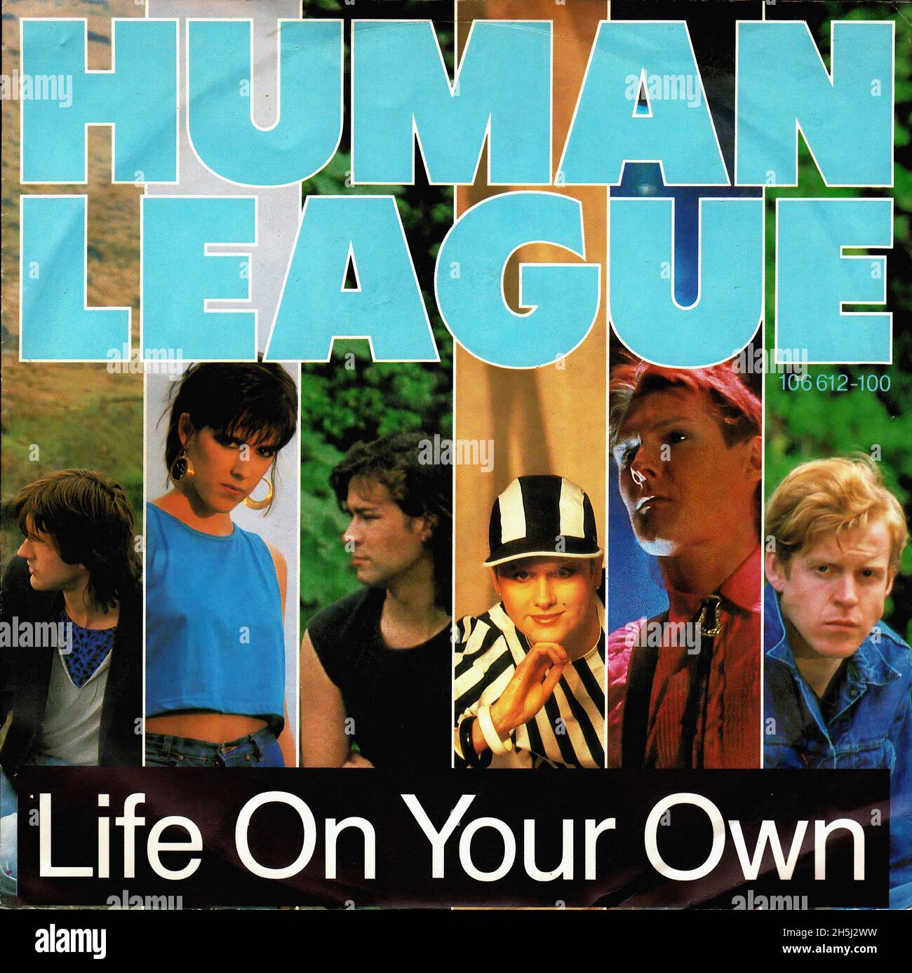 Vintage single record cover - Human League, The - Life On Your Own - D ...