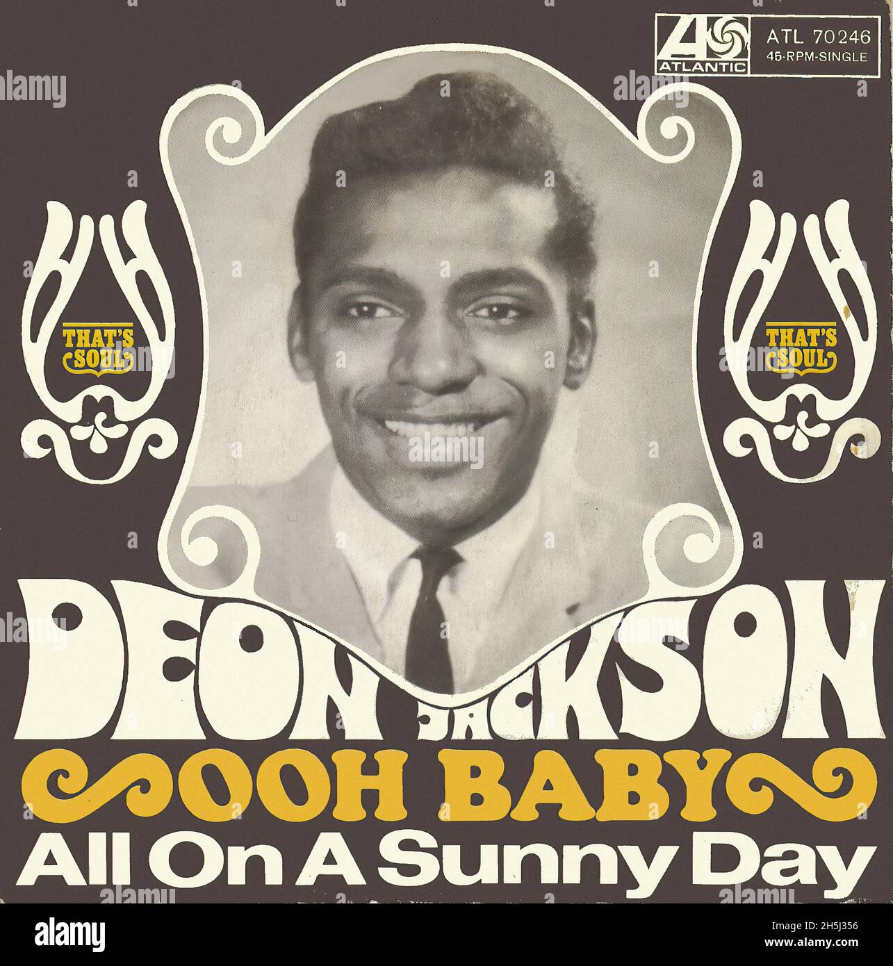 Vintage single record cover - Jackson, Deon - Ooh Baby - D - 1967 Stock ...