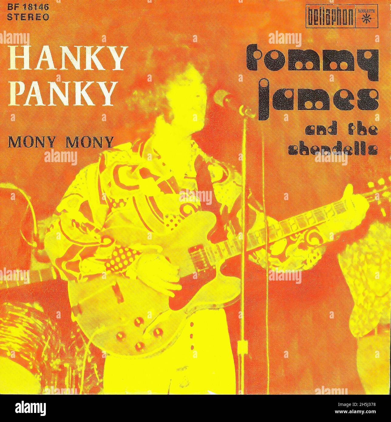 Vintage single record cover - James, Tommy - Hanky Panky - D ...