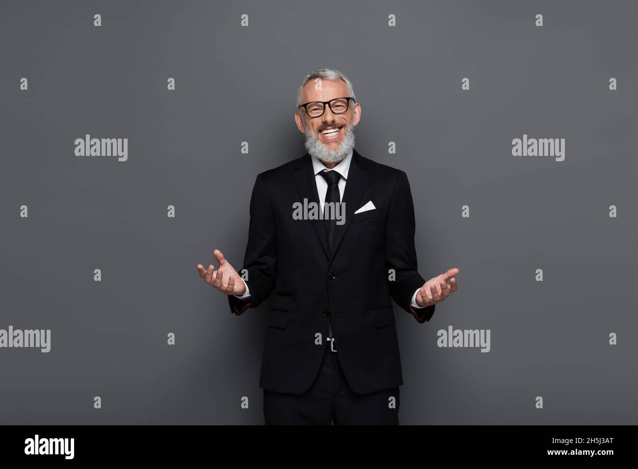 Handsome welcoming man smiling isolated hi-res stock photography and ...