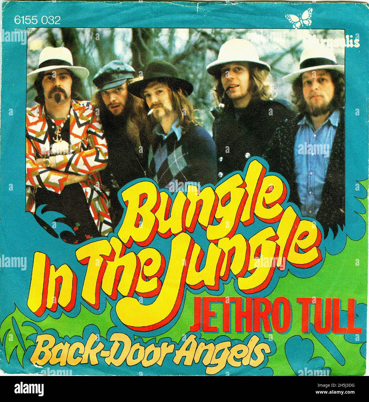 Vintage single record cover - Jethro Tull - Bungle In The Jungle - D ...