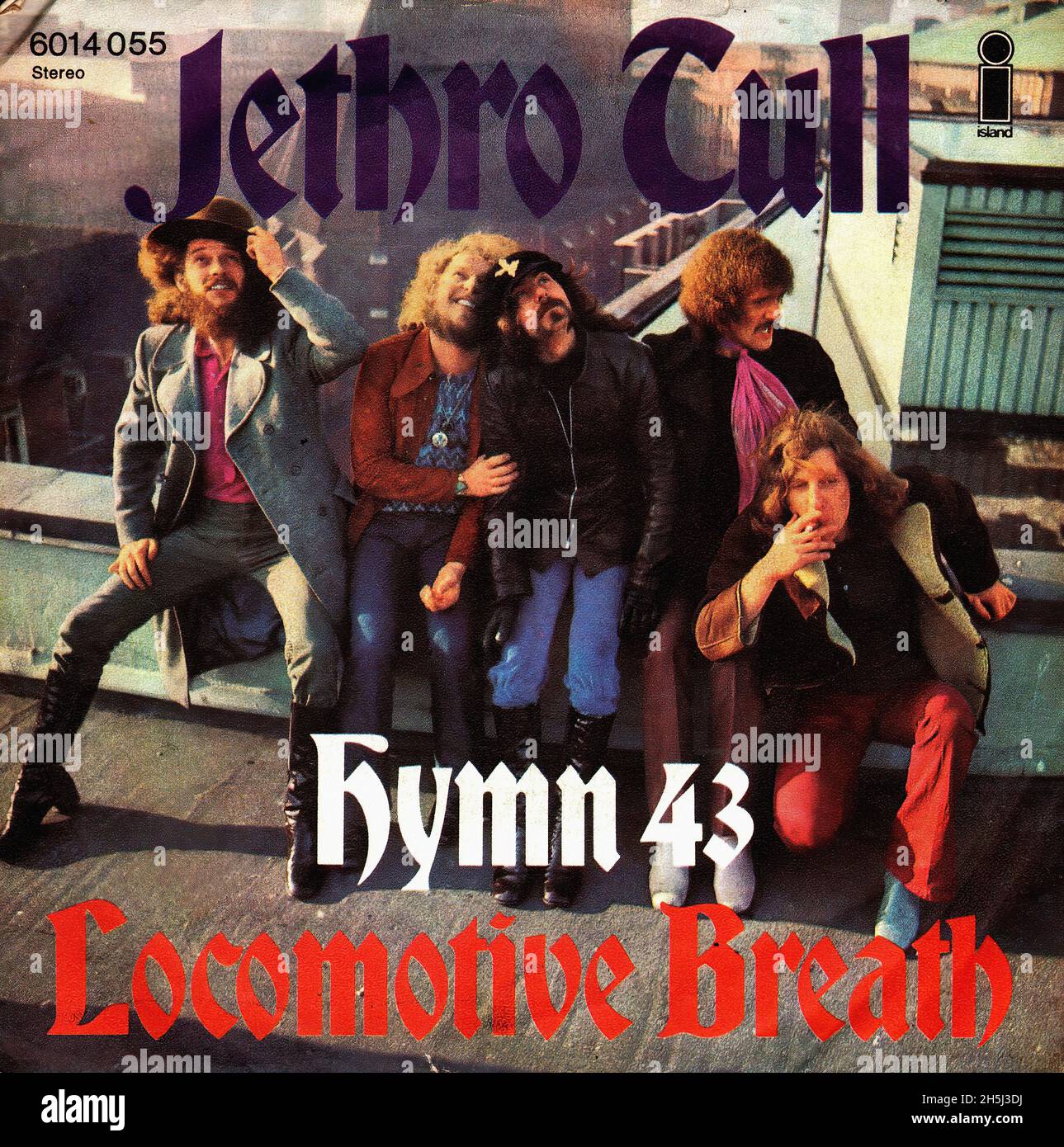 Vintage single record cover - Jethro Tull - Hymn 43 - Locomotive Breath ...